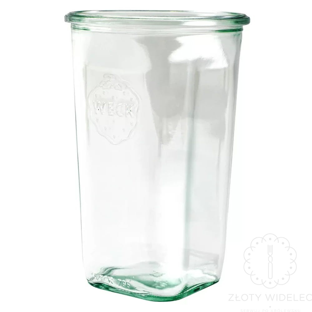 WECK - słoik quadro 795 ml. 6 szt. - Złoty Widelec